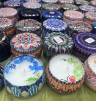China Round Iron Cans for Aroma Candles Iron Candle Jars for sale
