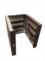 China Customized Aluminum Air Conditioner Cover for Outsider Privacy Screens Office Building for sale