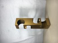 China Creative and high quality geometric shape wine rack display metal wine holder decor for sale