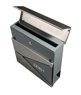 China Custom Outdoor Stainless Steel Letter Box for Apartments 42*15*47cm Package Size for sale