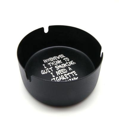 China American Style Stainless Steel Cigar Ashtray for Bar/KTV in Portable Opp Bag White Box for sale