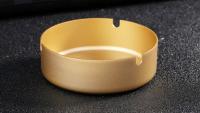 China American Style Stainless Steel Cigar Ashtray for Bar/KTV in Portable Opp Bag White Box for sale
