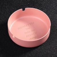 China American Style Stainless Steel Cigar Ashtray for Bar/KTV in Portable Opp Bag White Box for sale