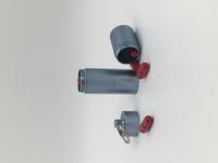 China Stainless Steel Round Pill Container Outdoor Survival Waterproof Capsule Seal Bottle for sale