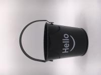 China Customized Size Tin Ice Bucket With Handle for Party and Home Decor in American Style for sale