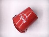 China Customized Size Tin Ice Bucket With Handle for Party and Home Decor in American Style for sale