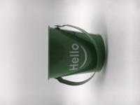 China Customized Size Tin Ice Bucket With Handle for Party and Home Decor in American Style for sale