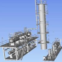 China 50 ×104 TPD Natural Gas Dehydration Process Unit Treatment Plant Customized for sale