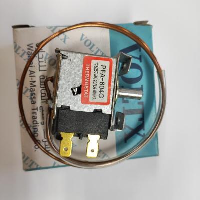 China PFA-604G Capillary Thermostat 48cm Tube 125V-250V 10A Mechanical Temperature Control for Refrigeration for sale