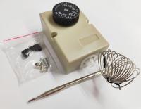 China F2000 Capillary Thermostat - 250V 16A Mechanical Temperature Control with 2M Capillary for Refrigeration & Heating for sale