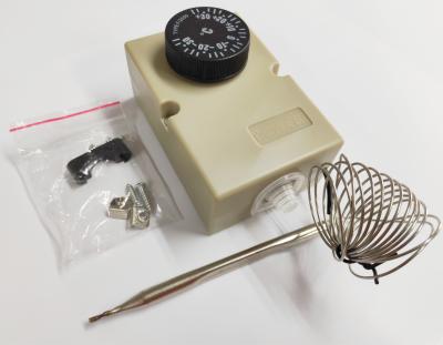 China F2000 Capillary Thermostat - 250V 16A Mechanical Temperature Control with 2M Capillary for Refrigeration & Heating for sale