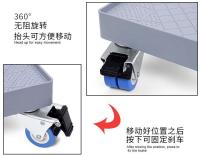 China Movable Washing Bracket with 4 Dual-Wheels | 500-600kg Load Capacity | 410-680mm Adjustable Size for sale