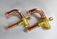 China Brass Elbow AC Service Valves 1/4