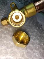 China Brass Elbow AC Service Valves 1/4