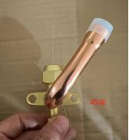 China Brass HVAC Service Valve for Vehicle AC Systems - 1/4