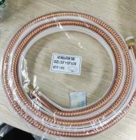 China 2-Side Wave AC Copper Connecting Tube 3M Length with 0.61mm/0.71mm Wall Thickness and 3/8-5/8