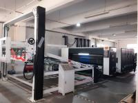 China 900x2000mm Two Color Printer Slotter Die Cutter Machine Cardboard Box for sale