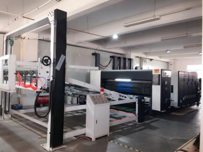 China 900x2000mm Two Color Printer Slotter Die Cutter Machine Cardboard Box for sale