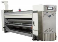 China Lead Edge Feeding Four Colors Flexo Printer Slotter Machine With Auto Stacker for sale