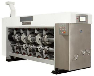 China Lead Edge Feeding Four Colors Flexo Printer Slotter Machine With Auto Stacker for sale