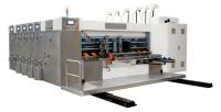 China Lead Edge Feeding Four Colors Flexo Printer Slotter Machine With Auto Stacker for sale