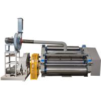 China 280mm Roll Fingerless Type Single Facer Corrugated Machine for sale