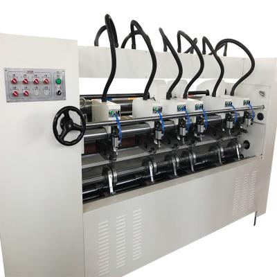 China Four Knives Six Lines Paper Board Slitter Scorer Corrugated for sale