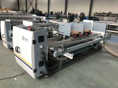 China Single Piece Semi Automatic Carton Folder Gluer Machine 60 Boxes Per Min for sale