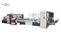 China OEM Fully Automatic Carton Box Stitching Machine Corrugated Box Gluing Machine for sale