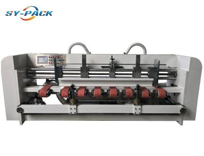 China 415V Computer Model Carton Folder Gluer Machine For Corrugated Box for sale