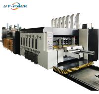 China PLC Carton Printing Slotting Die Cutting Machine For 2-11mm Cardboard for sale