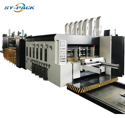 China PLC Carton Printing Slotting Die Cutting Machine For 2-11mm Cardboard for sale