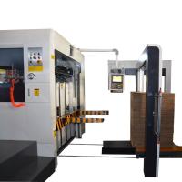 China 3 Ply Corrugated Cardboard Flatbed Die Cutting Machine Professional for sale