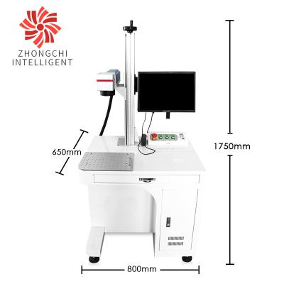 China EZCAD System Metal Fiber Laser Marking Machine / Fiber Optic Laser Engraver for sale
