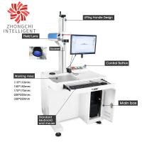 China EZCAD System Metal Fiber Laser Marking Machine / Fiber Optic Laser Engraver for sale