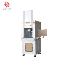 China 0.6mpa Fiber Metal Online Laser Marking Machine 0.6 - 4mm EZCAD Control for sale