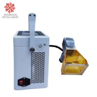 China 60W Plastic Mopa Integrated Laser Marking Machine , Auto Focus 20W Metal Engraving Machine for sale
