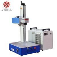 China 50W Number Galvo Fiber Laser Engraver / Stainless Steel Laser Marking Machine ISO for sale