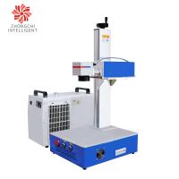 China 50W Number Galvo Fiber Laser Engraver / Stainless Steel Laser Marking Machine ISO for sale
