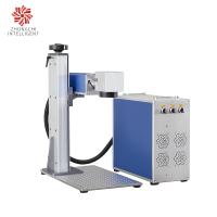China 30W Desktop Laser Marking Machine 7000mm/S , beverage Mini Fiber Laser Marker for sale