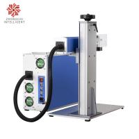 China Galvanometer Optical Fiber Laser Metal Marking Machine 220V With Ezcad for sale
