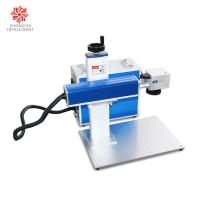 China Pulsed Portable Mini Fiber Desktop Laser Marking Machine 0.1mm Mark Line Width for sale