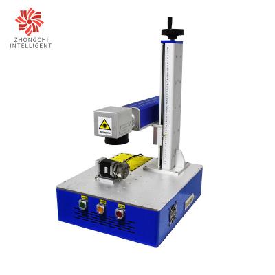 China Handheld Desktop Laser Marking Machine 20W 1064nm Fiber 27 - 60 kHz for sale