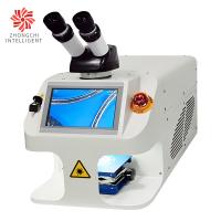 China 50Hz Fibre Jewelry Welding Machine 40J With 10X Microscope for sale