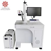 China 3W Laser Printing Equipment  200*200mm 5W UV Fiber Laser Machine Desktop For Sunglass Pen for sale