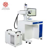 China Nonmetal Ultraviolet Laser Marking Machine 8W , 100*100mm Glass Laser Engraving Machine for sale