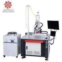 China 1000W Rotary Device Spot Laser Welding Machine / 1064nm Stainless Steel Spot Welder for sale