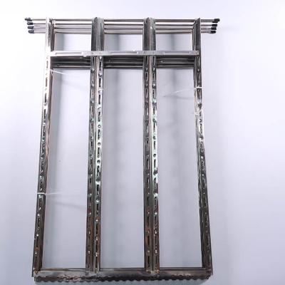 China 0.6mm Stainless Steel 304 X-Ray Film Channel Hanger with Spot Welding - Custom Sizes 3-1/2