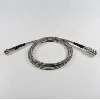 China Armored Stainless Steel Ultrasound Transducer Cable BNC to UHF 6 ft for Flaw Detector for sale
