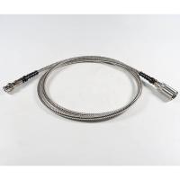China Armored Stainless Steel Ultrasound Transducer Cable BNC to UHF 6 ft for Flaw Detector for sale
